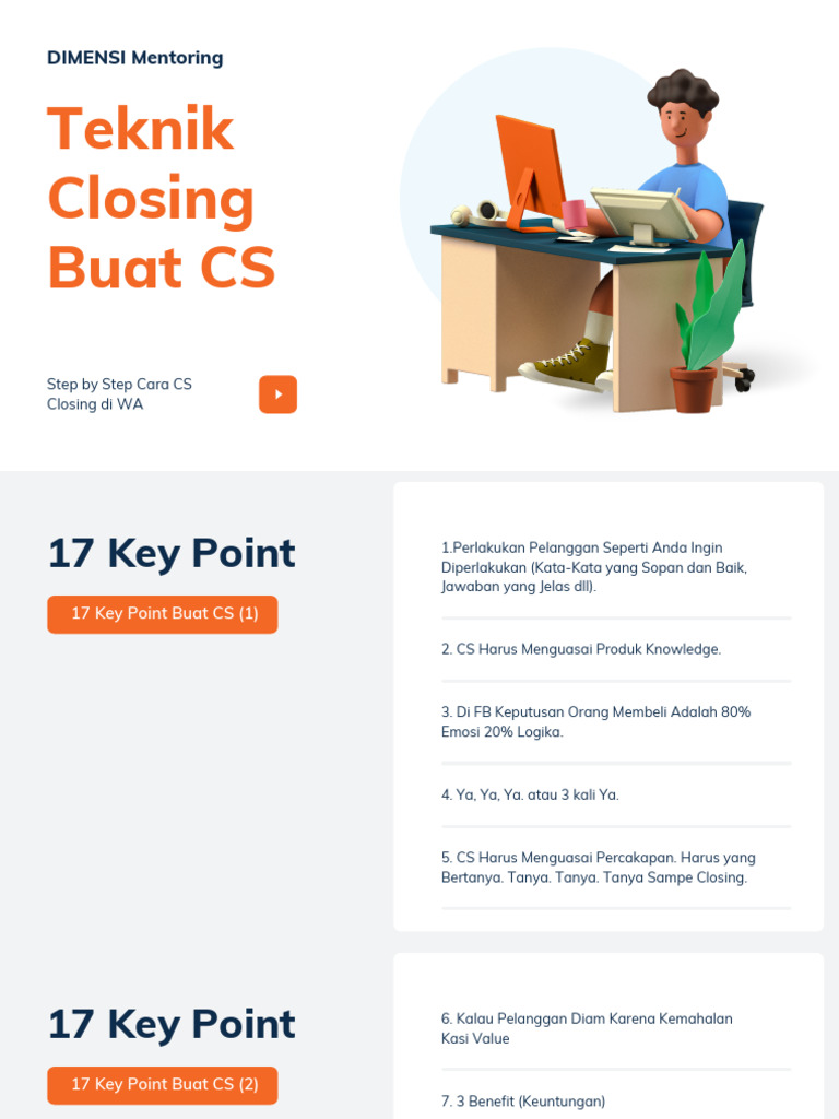 Teknik Closing untuk Customer Service | PDF