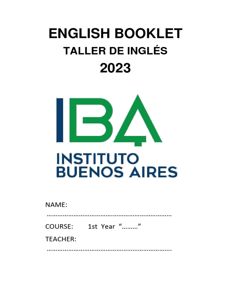 English Booklet | PDF