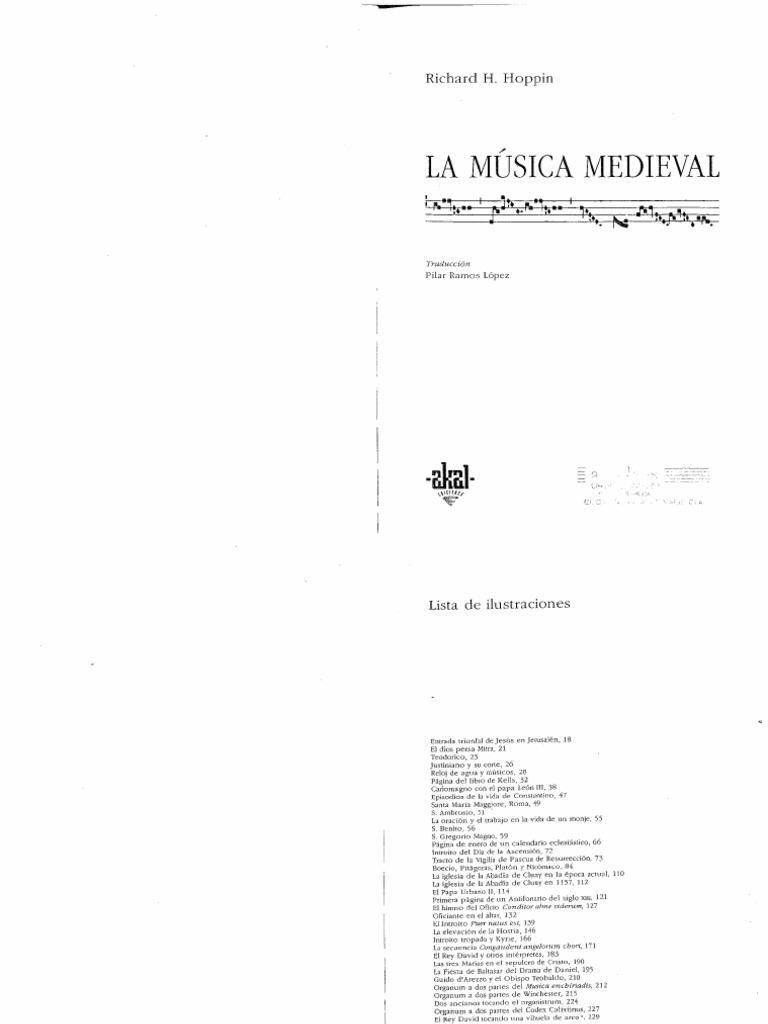 La Musica Medieval Richard Hoppin PDF