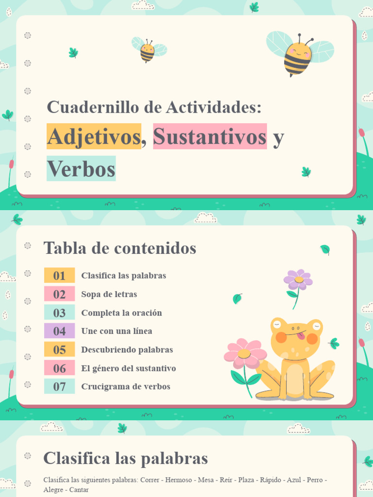 Adjetivos y Sustantivos | PDF | Sustantivo | Adjetivo