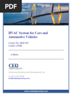 HVAC System For Cars and Automotive Vehicles | PDF | Humidity | Heat ...