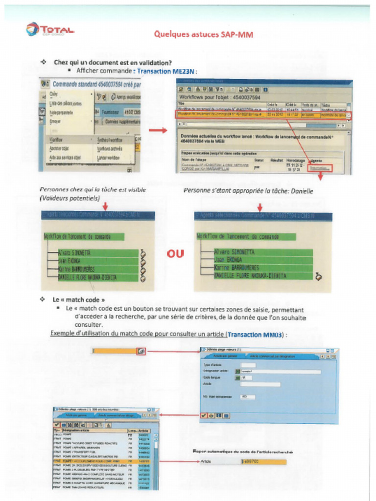 Astuces SAP MM | PDF
