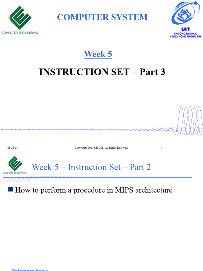 Week5 Instruction Set Part 3 Pdf Pointer Computer Programming Control Flow