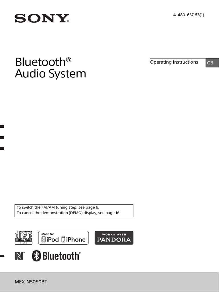 Bluetooth® Audio System: Operating Instructions | PDF | Smartphone | Android (Operating System)