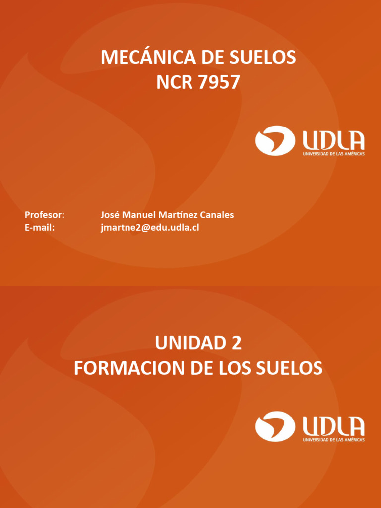 MS Clase 02b - Mec. de Suelos - Formación de Los Suelos | PDF | Ciencia ...