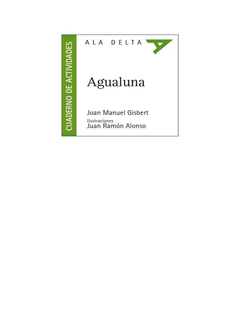 Preguntas Libro Agualuna Joan Manuel Gisbert | PDF