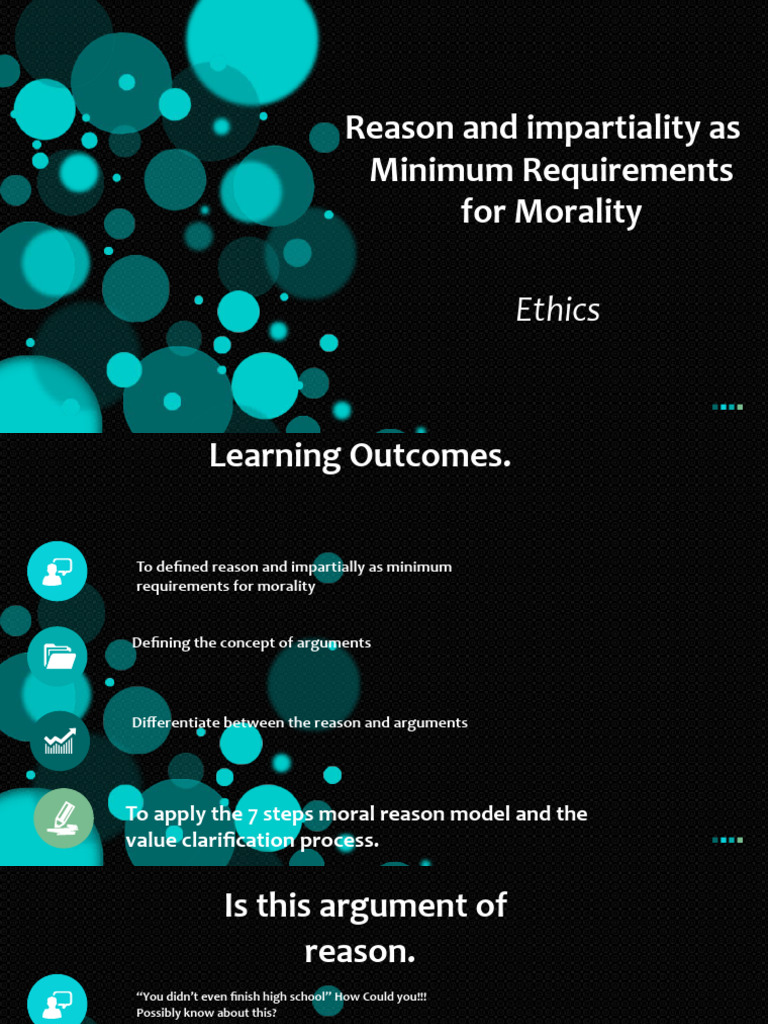 Arguments and Reasoning Moral Dillemma | PDF | Argument | Reason