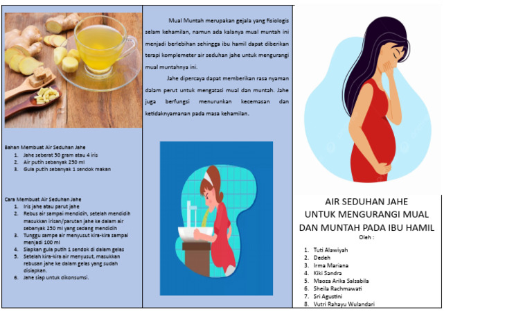 Leaflet Air Jahe Bumil | PDF