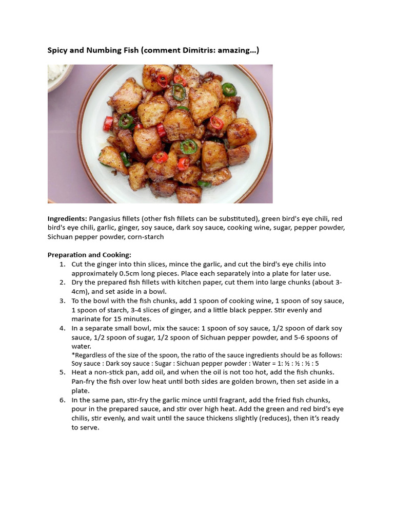 Recipe Tuesday 13th June | PDF