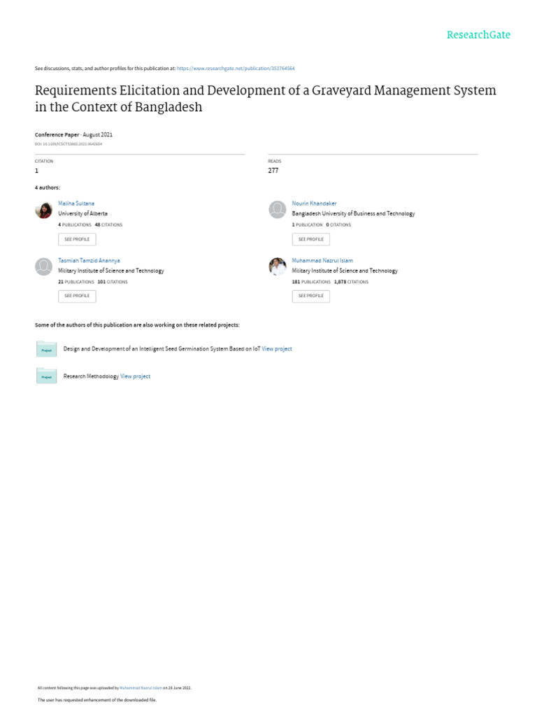 Graveyard Management System | Download Free PDF | Databases | Cemetery