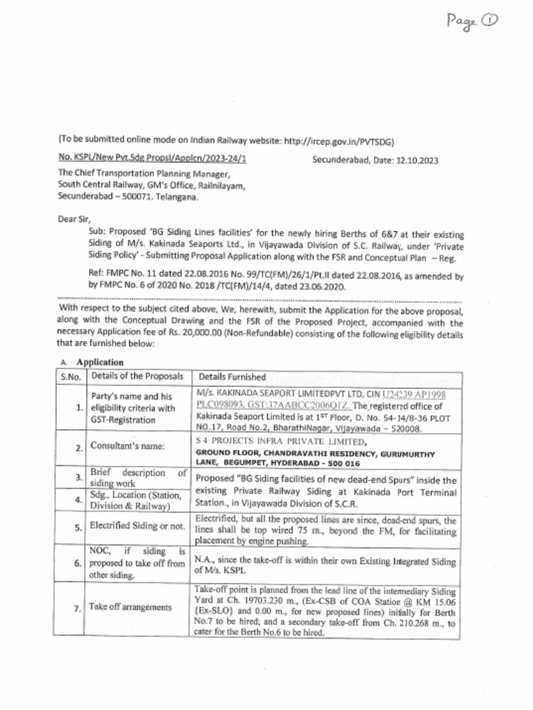 New Line Proppsal Documnets | PDF