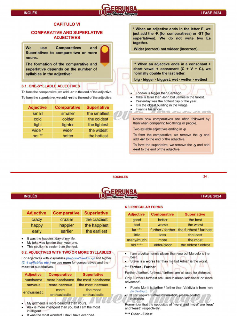 Inglés Tema 6 OCR - Compressed | PDF | Adjective | Hail