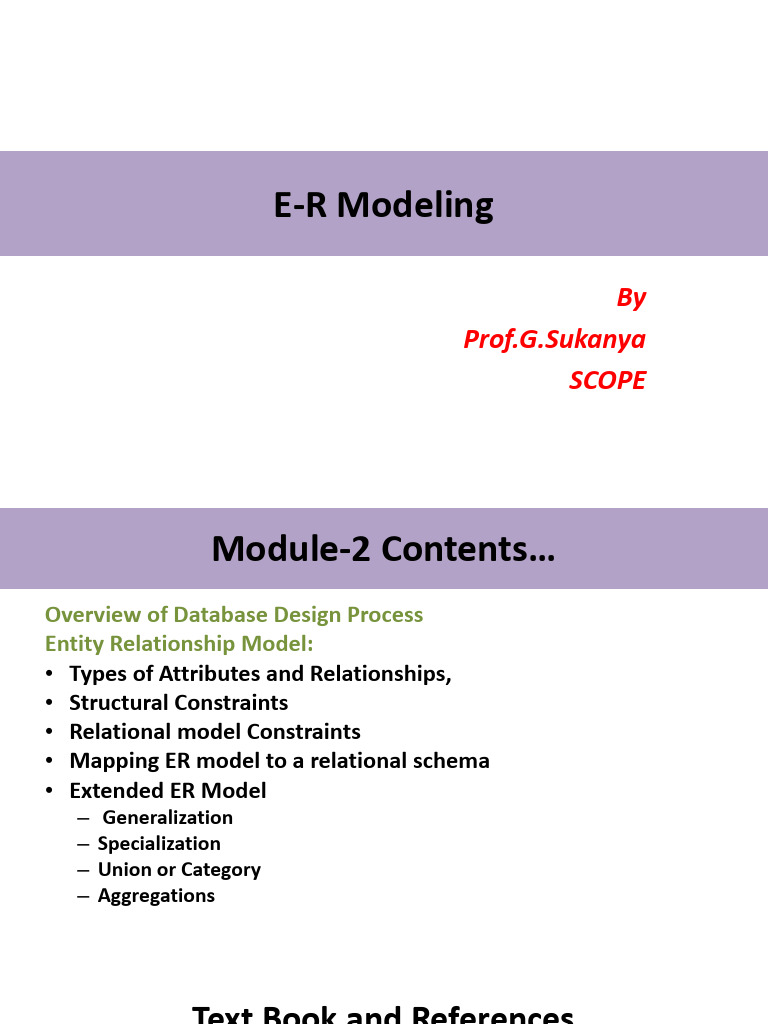 WINSEM2023-24 BCSE302L TH CH2023240502444 Reference Material II 12-01-2024 Mod 2 ERMODEL | PDF ...