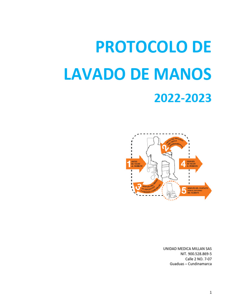 Protocolo de Lavado de Manos | PDF | Lavado de manos | Higiene