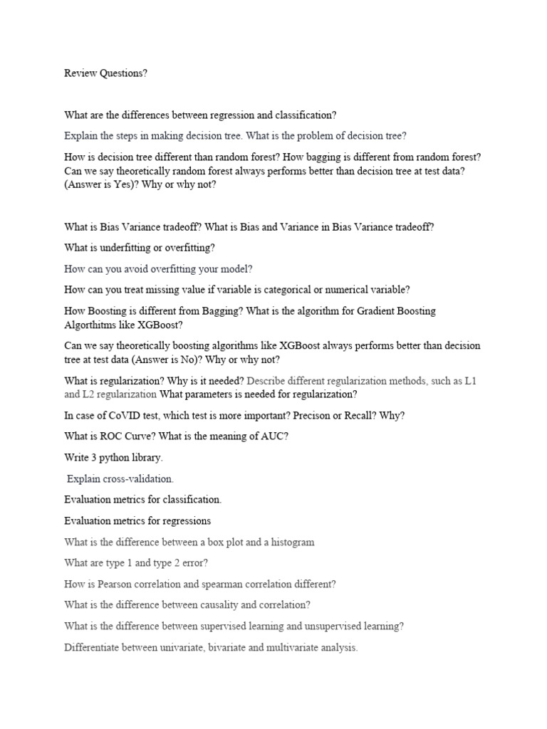 Review Questions DS | PDF