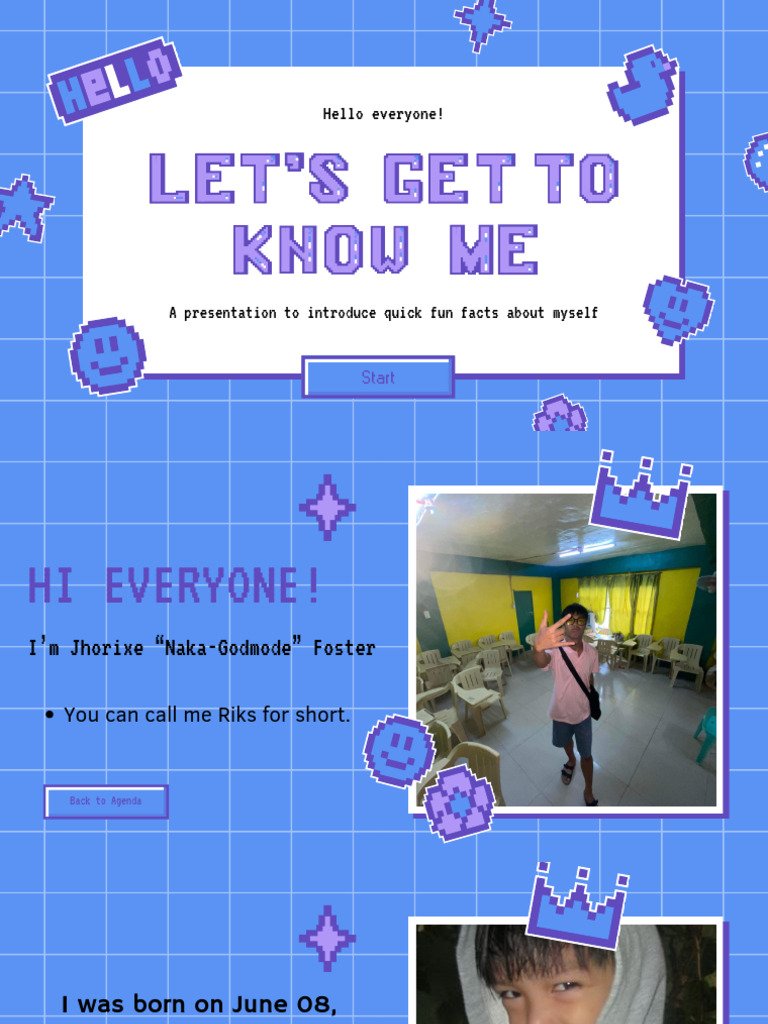 Jhorixe Get To Know Me | PDF