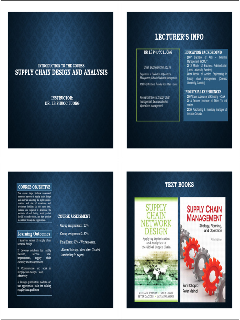 Chapter 1 Session 1 The Value Of Supply Chain Network Design Compatibility Mode Pdf