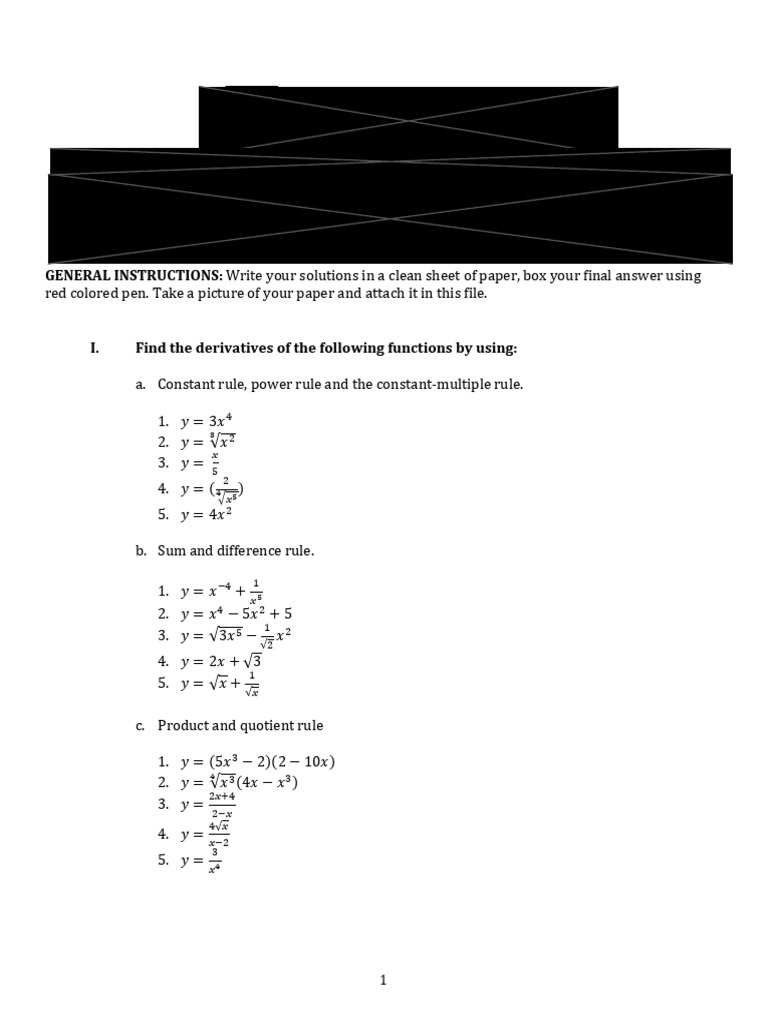Basic Calculus Reviewer Pdf