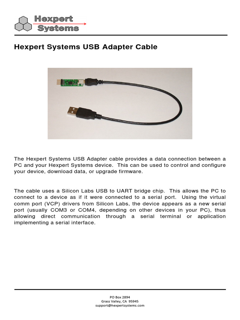USB Cable Manual | PDF | Usb | Computer Architecture