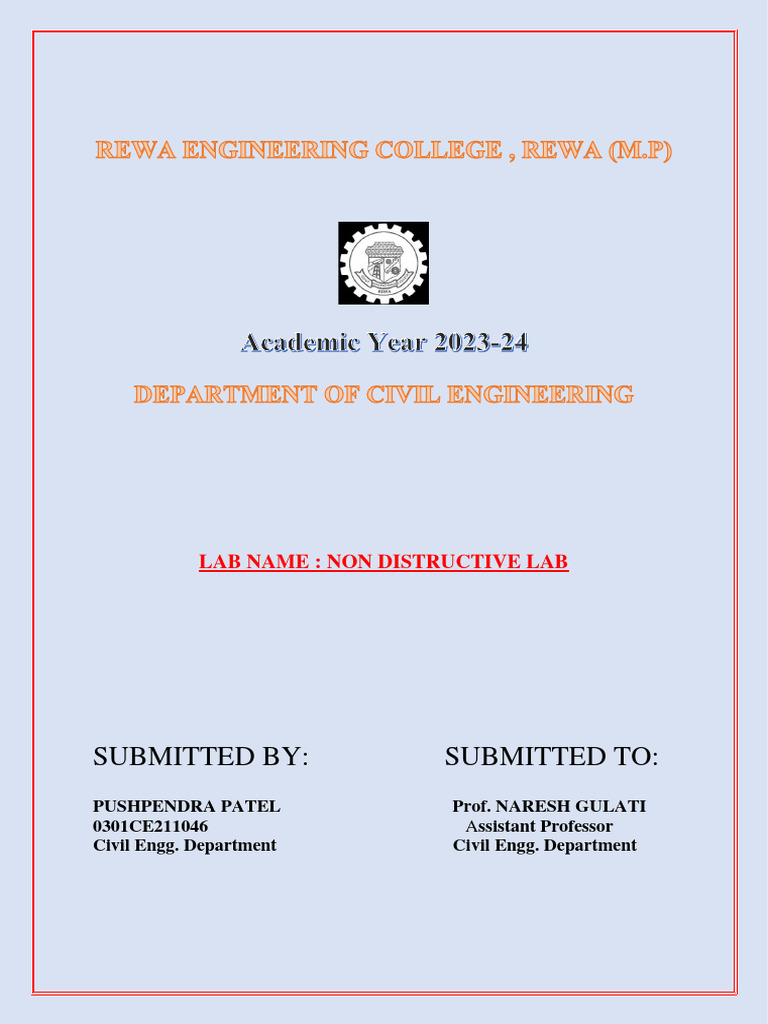 Assingment Front Page Format | PDF