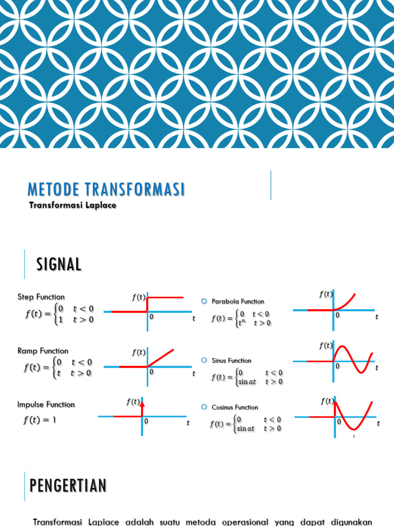 Metode Transformasi Laplace dan Aplikasinya | PDF