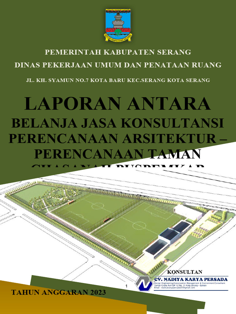 Perencanaan Taman Chasanah 2023 | PDF