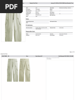 Garment Specification Sheet Template | PDF