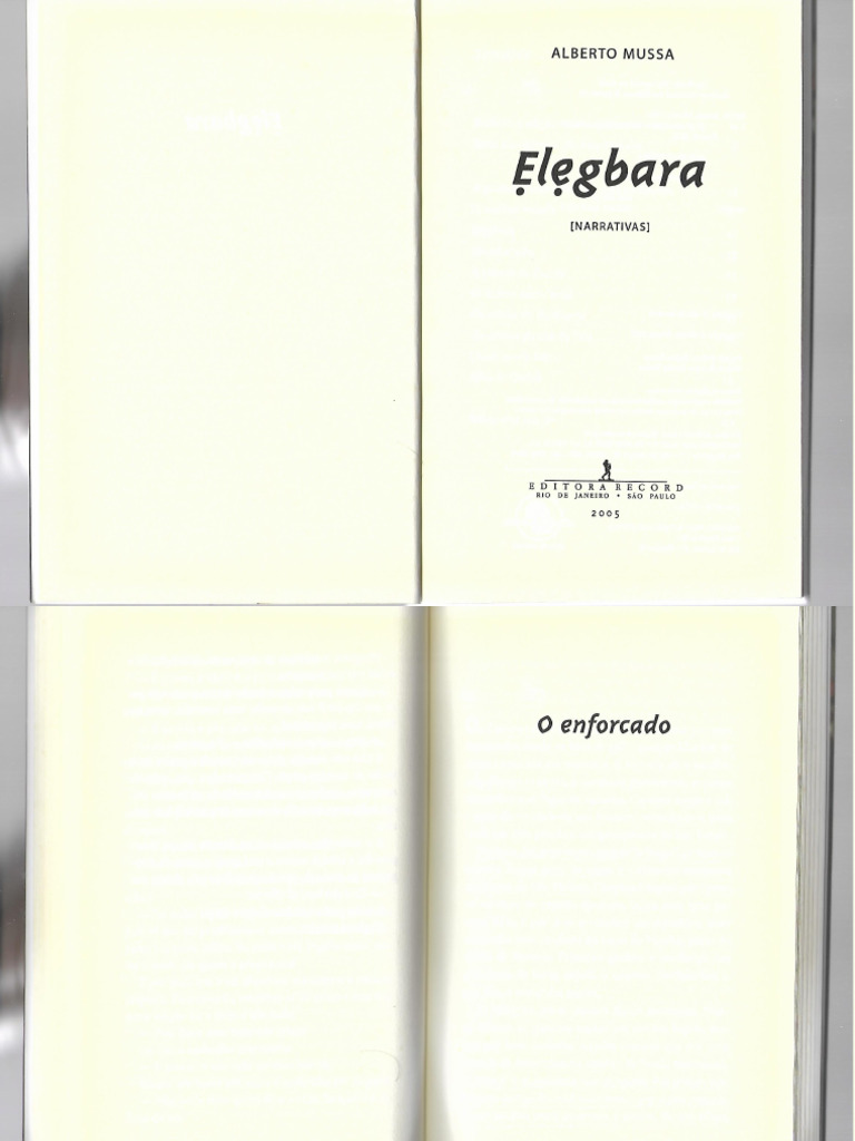 Alberto Mussa, O Enforcado | PDF