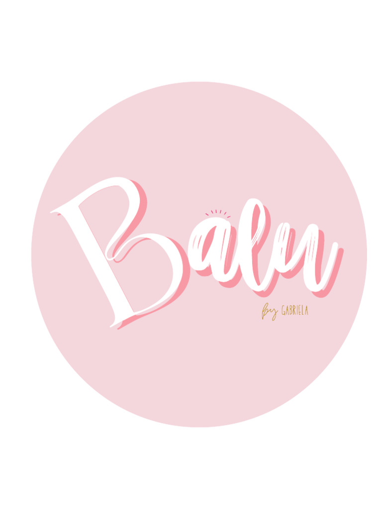 Logo Editable BALU by Gabriela | PDF