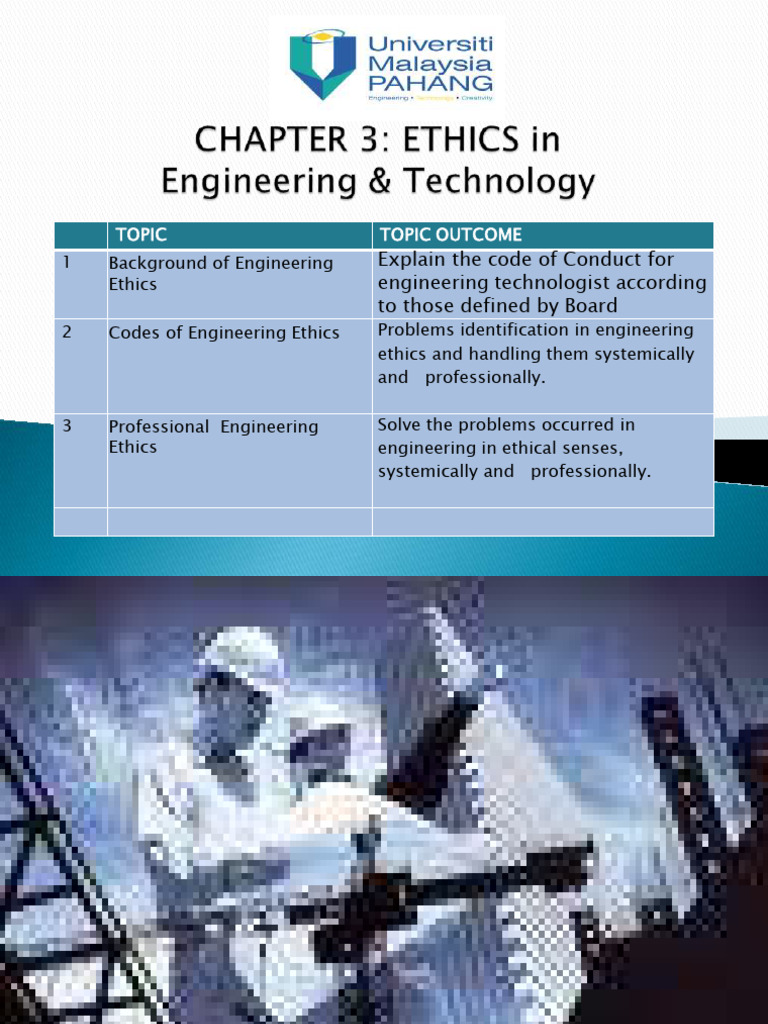 Chapter 3 - Ethics in Engineering | PDF | Engineering | Engineer