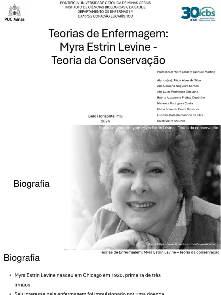 Myra Levine | PDF | Enfermagem | Sociologia