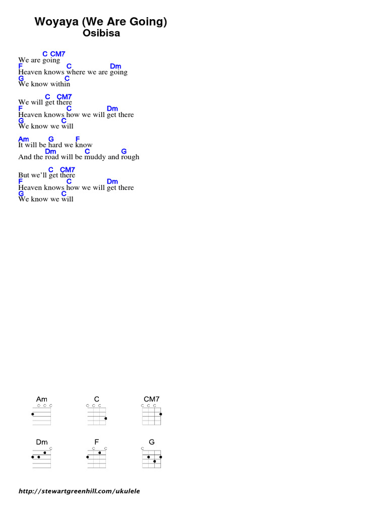 Woyaya Lyrics by Osibisa | PDF
