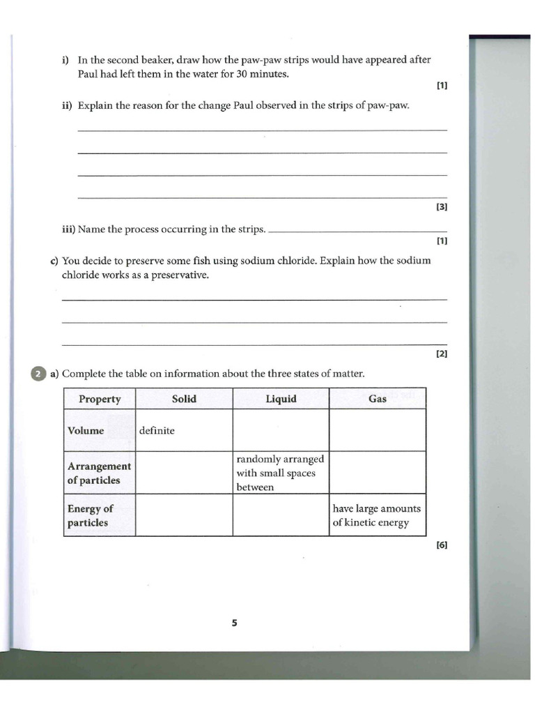 Collins CSEC Chemistry Workbook | PDF