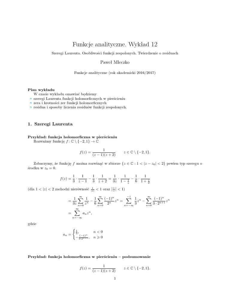 Lecture 12 | PDF Lecture 12 | PDF