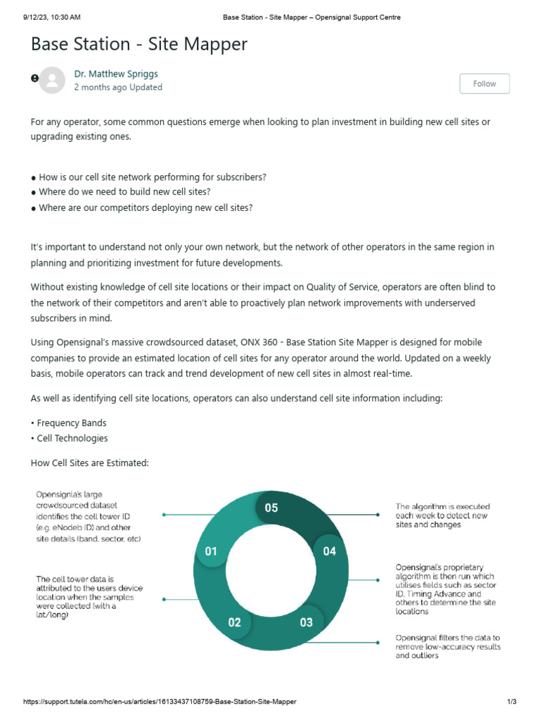 Base Station - Site Mapper Opensignal Support Centre | PDF | Quality Of ...