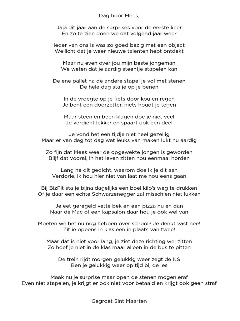 Gedicht Mees | PDF