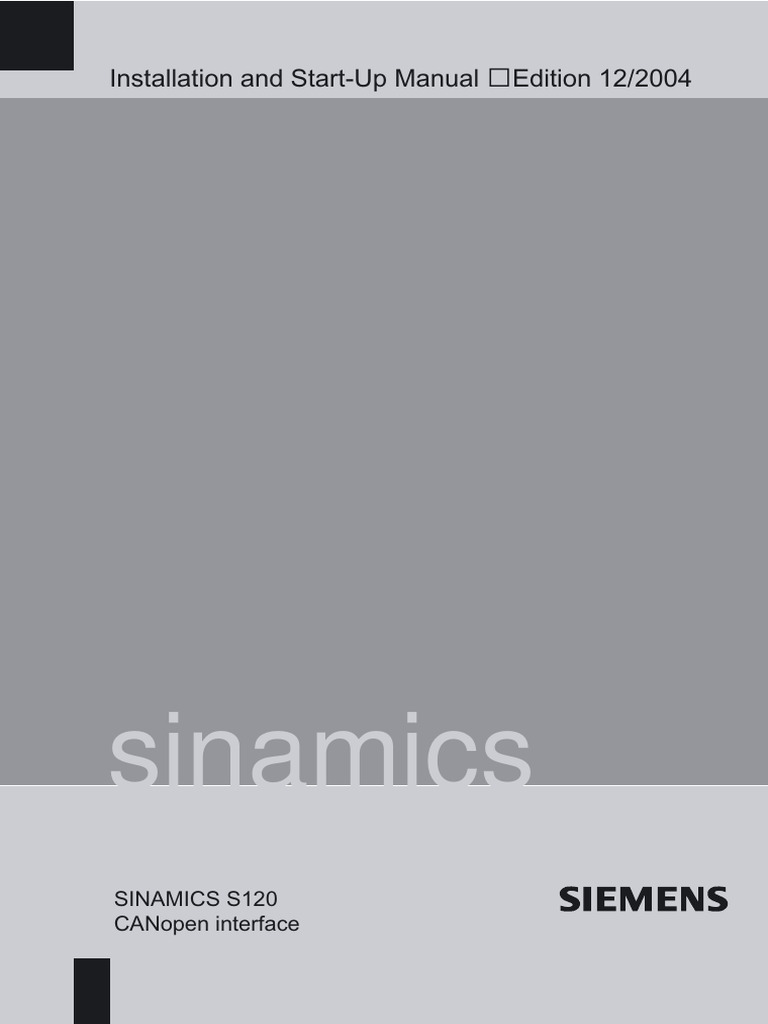 Sinamics s120 | PDF