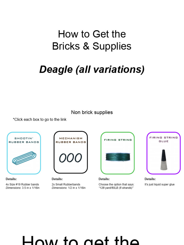 How To Get Bricks Tutorial - Deagles | PDF | Microsoft Excel | Software