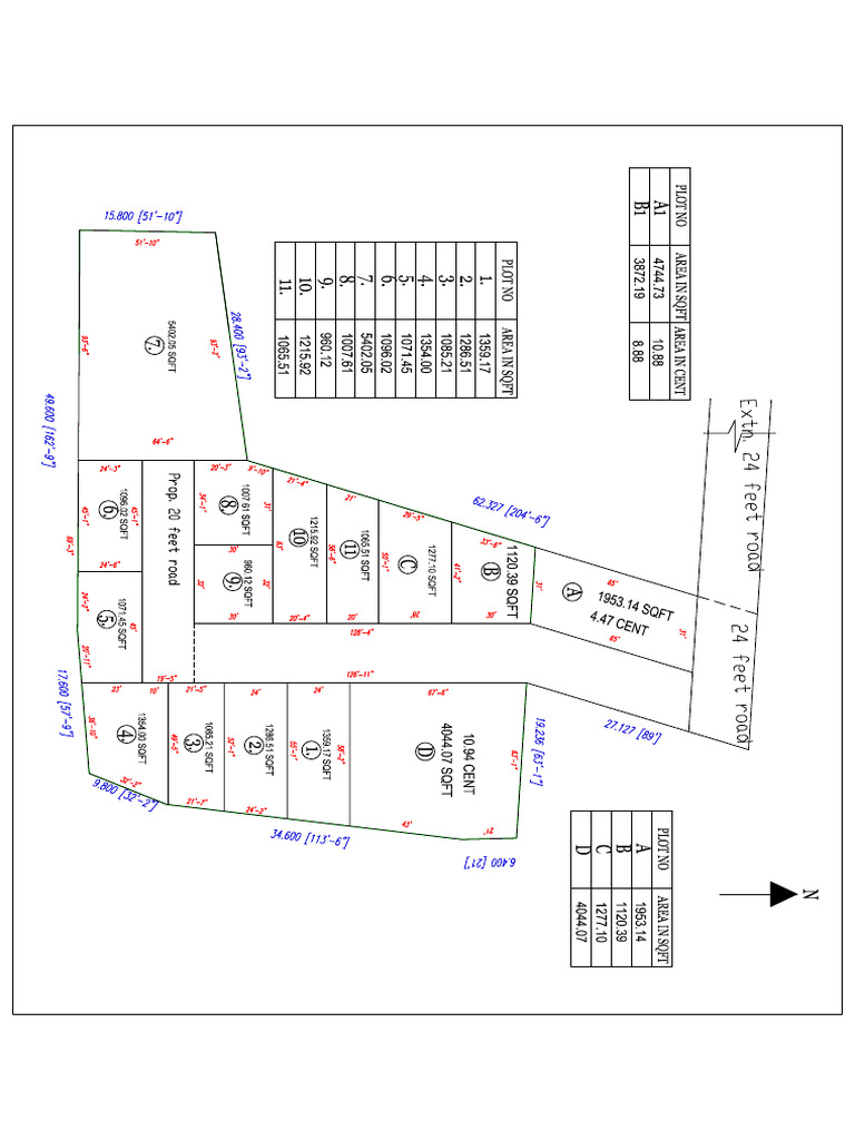 19-Survey No 38 2 Sembakkam-Pradeep-Feet (1) Model (1) - 20 | PDF