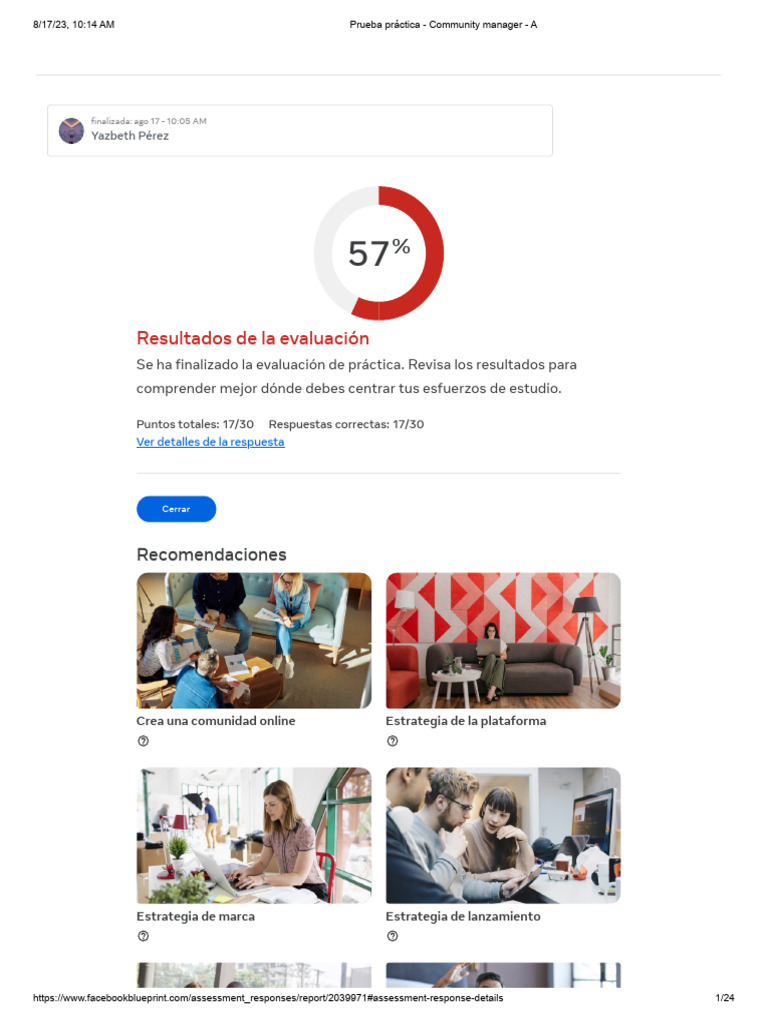Prueba Práctica - Community Manager - A | PDF | Facebook | Metodología ...