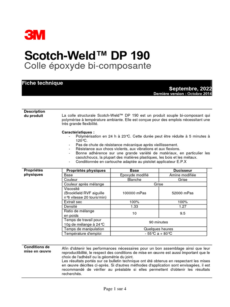 3M DP190 FTFR1010 | PDF