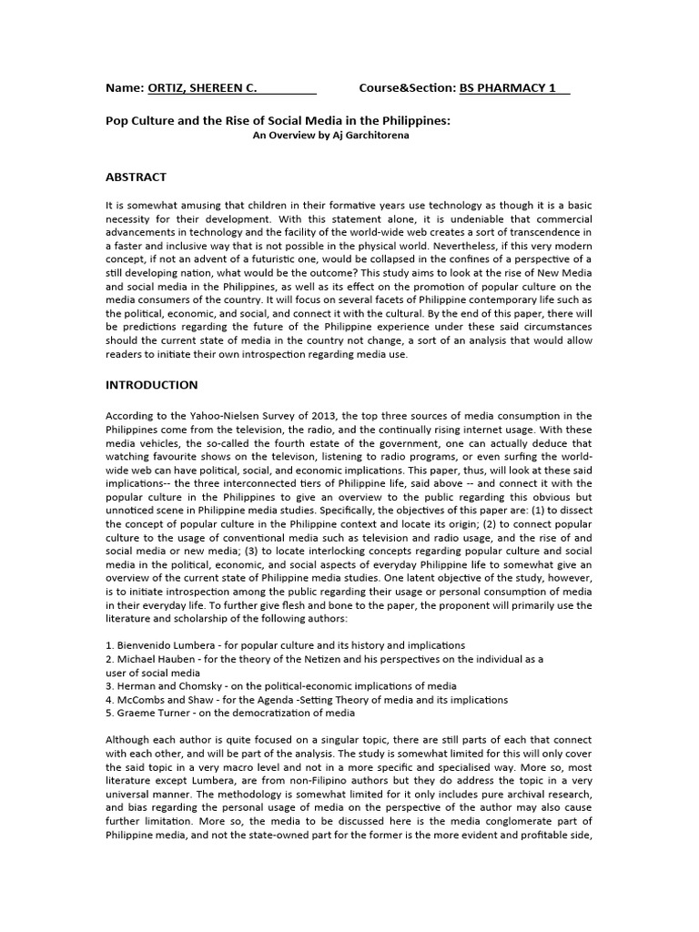 Pop Culture | PDF | Popular Culture | Mass Media