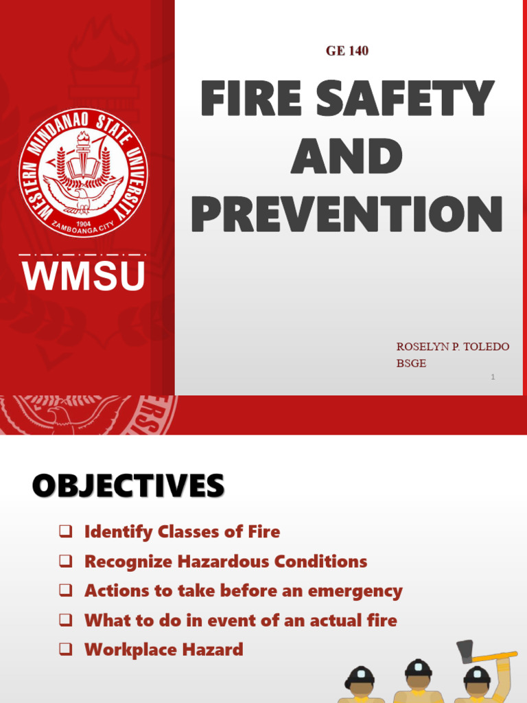 FIRE SAFETY AND PREVENTION | PDF | Materials | Fires