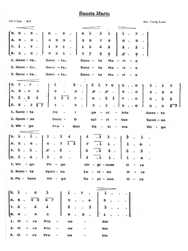 Teks Koor Tvri | PDF