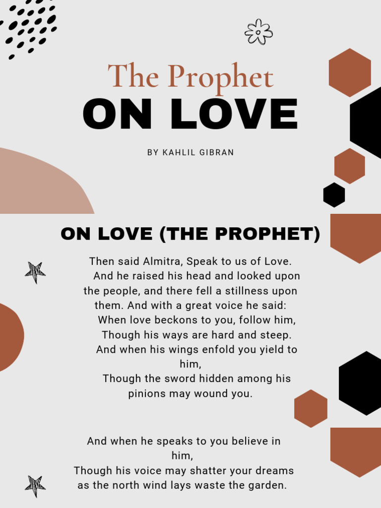 G5 - On Love | PDF | Poetry