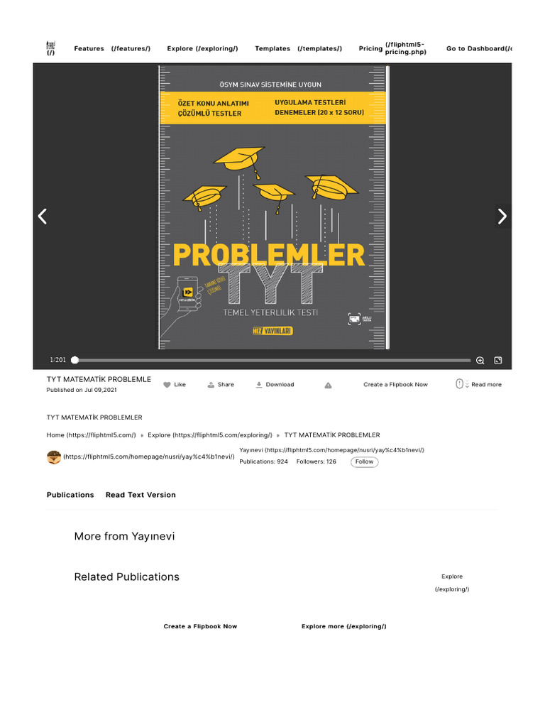 TYT Matematik Problemleri Guide | PDF