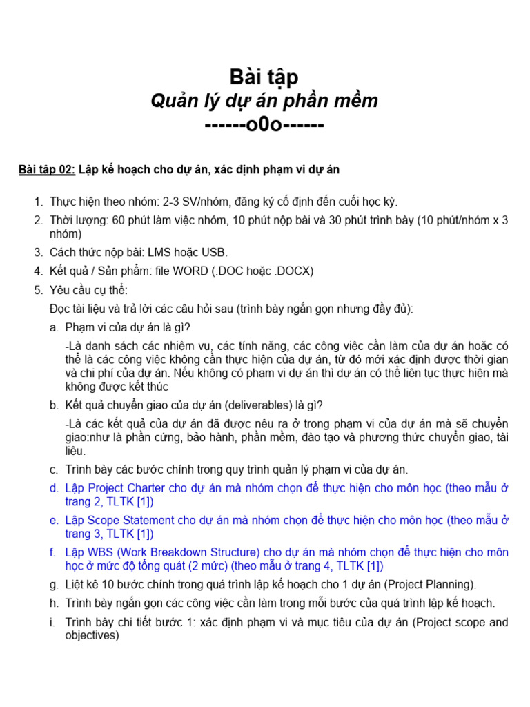 Bai Tap Nhom So 02 | PDF