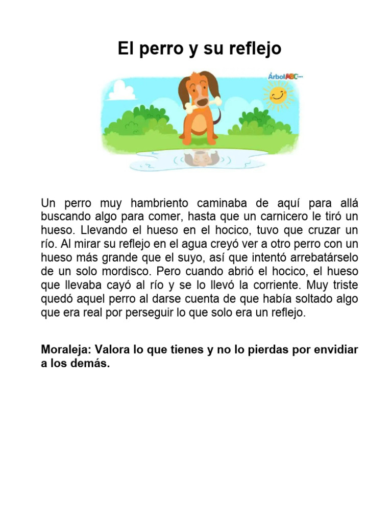 Cuentos Cortos Con Moraleja | PDF