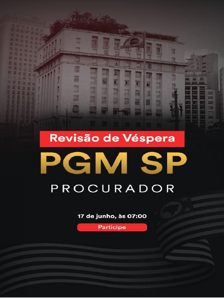 Slides - Revisão PGM-SP | PDF | Mandamus | Constituição