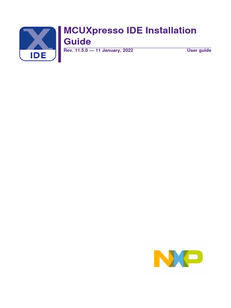 MCUXpresso IDE Installation Guide | PDF | Installation (Computer ...